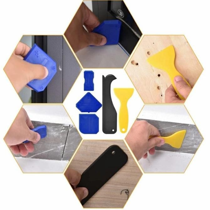 Jual NEW PRODUK ALAT PEMBERSIH PERAPIH LEM SILIKON SEALENT TOOL SRCAPER ...