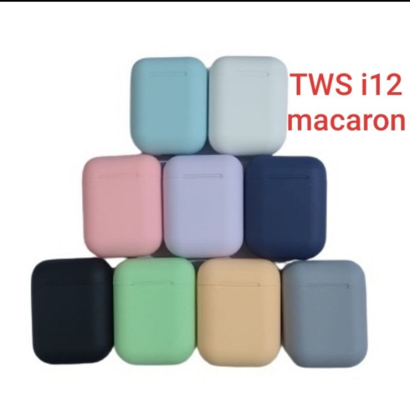 Jual Inpods 12 Macaron Headset Bluetooth i12 TWS Warna Macaron Wireless ...