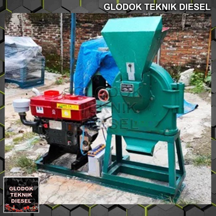 Jual Mesin Giling Tepung Disk Mill FFC 45 + Penggerak Diesel Penepung ...