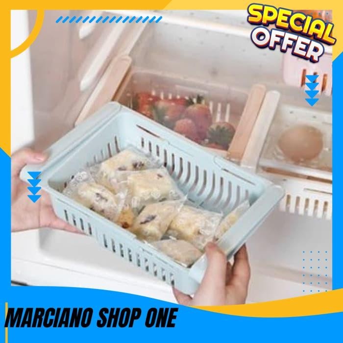 Jual RAK KULKAS MULTIFUNGSI REFRIGERATOR STORAGE BOX KULKAS ORGANIZER ...