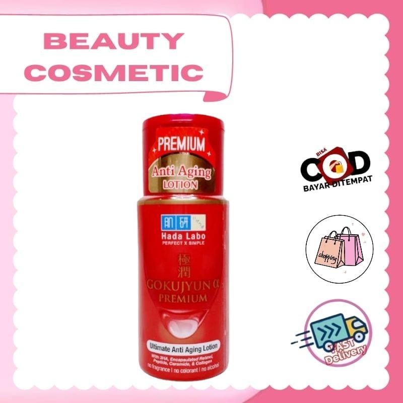 Jual Hada Labo Gokujyun Alfa Premium Ultimate Anti Aging Lotion 100ml