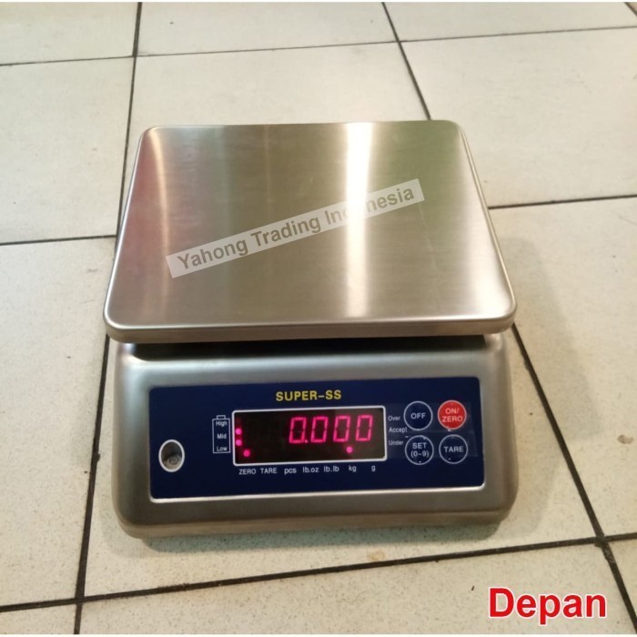 Jual READY Timbangan Digital Anti Air Waterproof Ikan Daging Super SS 15kg 1g | Shopee Indonesia