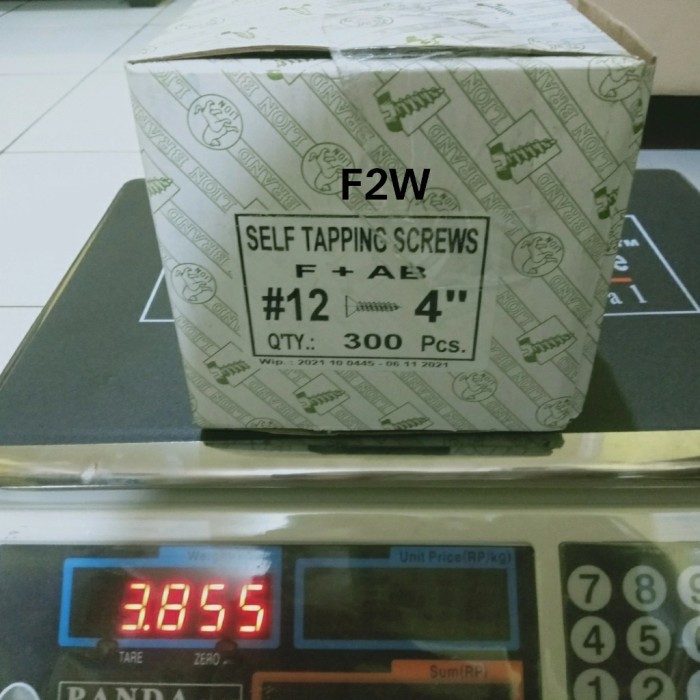 Jual Sekrup Tapping Fab 12x4 Moon Lion Skrup Fh 10cm Kepala Rata Shopee Indonesia