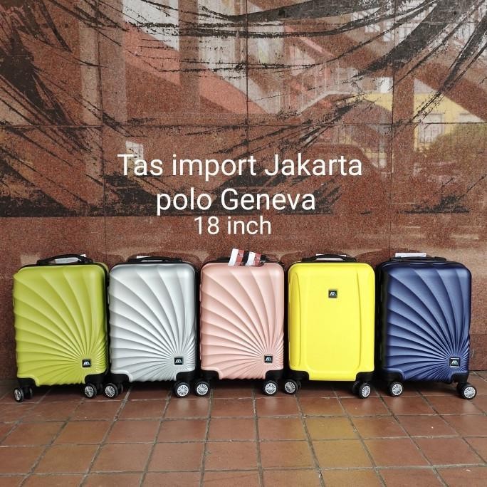 Jual Koper Fiber 18 inch Polo Geneva ORI - Kabin size | Shopee Indonesia
