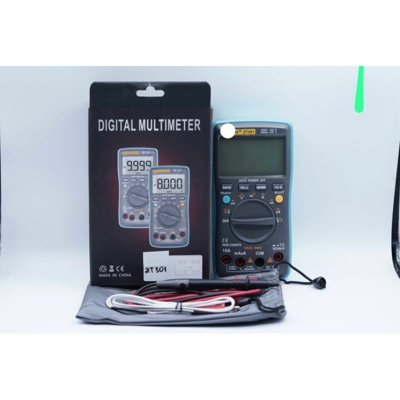 Jual ZT301 ZT-301 Multimeter AC DC Multitester 8000 Counts Voltage ...