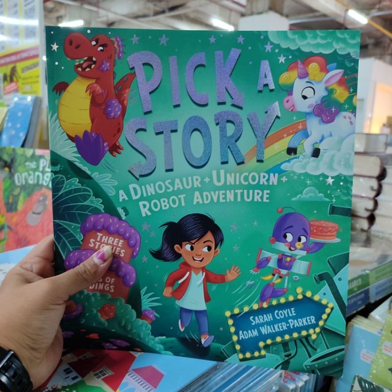 Jual BIG BAD WOLF BOOKS PICK A STORY : A DINOSAUR + UNICORN + ROBOT ...
