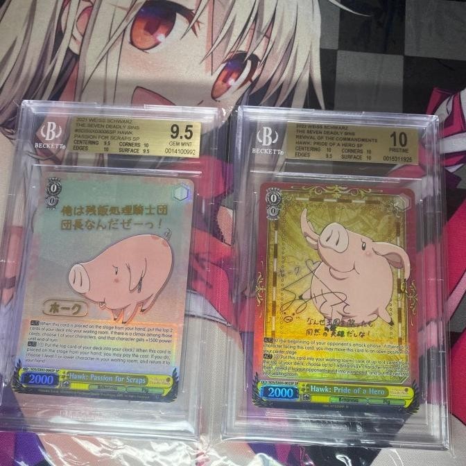 Jual Kartu WS Weiss Schwarz EN Seven Deadly Sins Hawk SP BGS 10 9.5 PSA | Shopee Indonesia