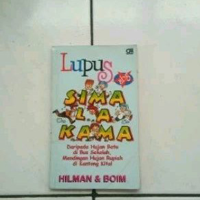 Jual novel lupus simalakama hilman boim | Shopee Indonesia