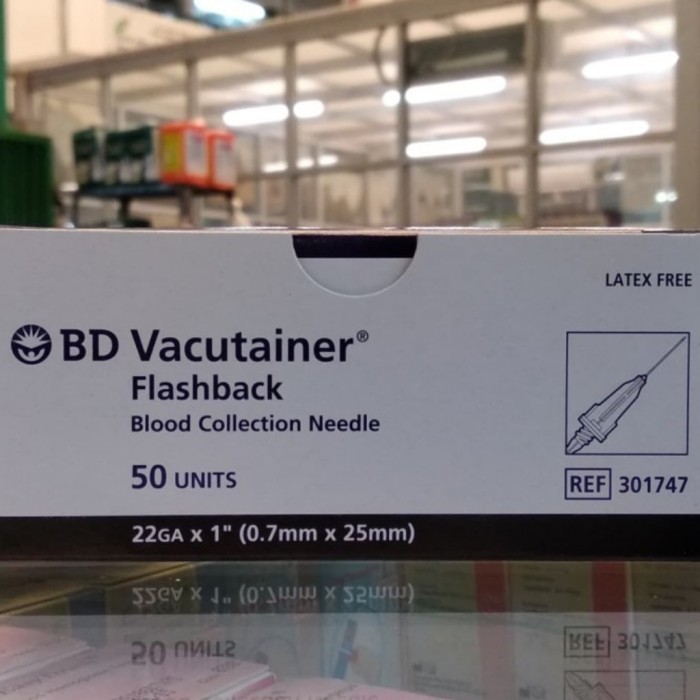 Jual Jarum Bd Vacutainer Flashback 22Ga Jarum Vacutainer | Shopee Indonesia