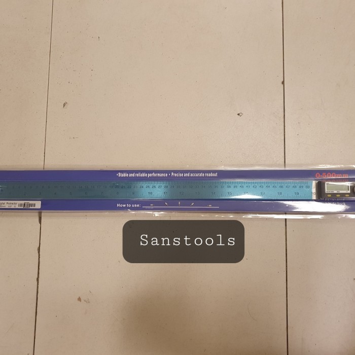 Jual Digital Angle Level Protractor 20" 500Mm Penggaris Busur Derajat ...