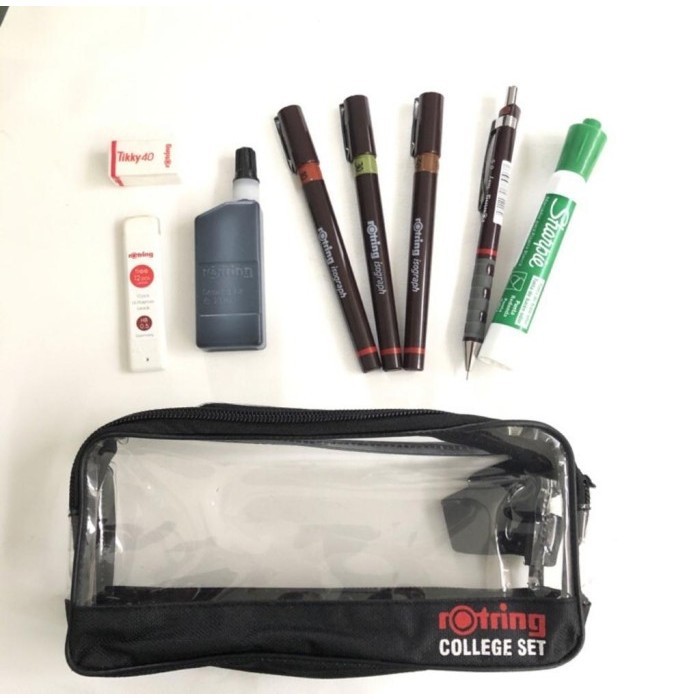 Jual Rotring College Set Isograph Set 3 Ukuran 0,1/ 0,3/0,5 Eco Pack ...