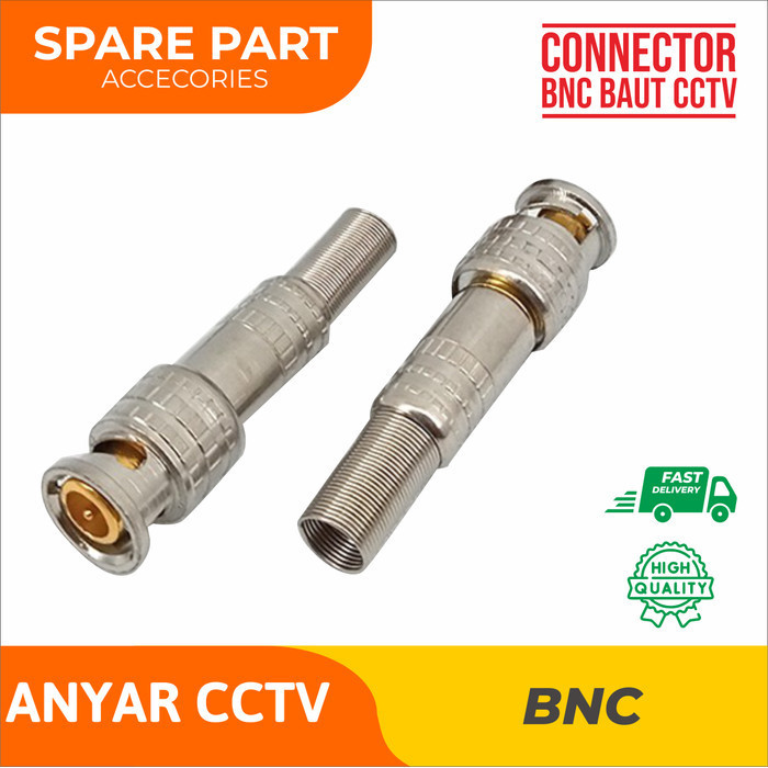 Jual Connector Konektor BNC Baut CCTV - Taiwan High Quality | Shopee Indonesia