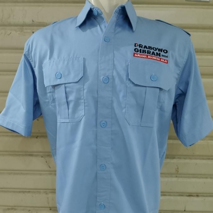 Jual Kemeja / Seragam Prabowo Gibran Lengan Pendek | Shopee Indonesia