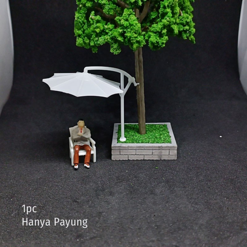 Jual Miniatur Maket Payung Kafe Restoran Skala 1:50 Cocok Untuk Skala 1 ...
