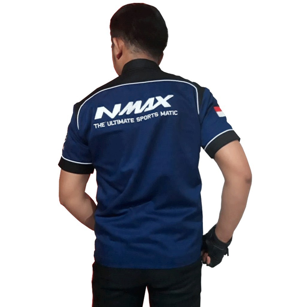 Jual [LOOK STYLISH] { COD } New Kemeja Seragam Nmax Kemeja Yamaha Nmax ...