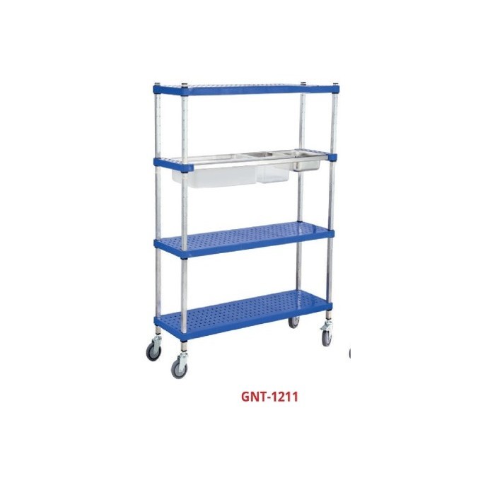 Jual S/S GN RACK TROLLEY / TROLI 4 RAK SERBAGUNA GETRA TIPE GNT-1211 ...