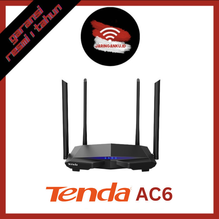 Jual TENDA AC6 AC1200 Smart Dual-Band Wireless Router | Shopee Indonesia