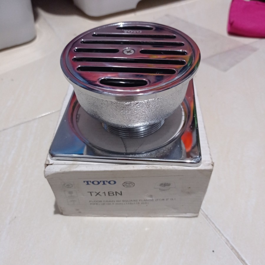 Jual FLOOR DRAIN TOTO TX1BN | Shopee Indonesia