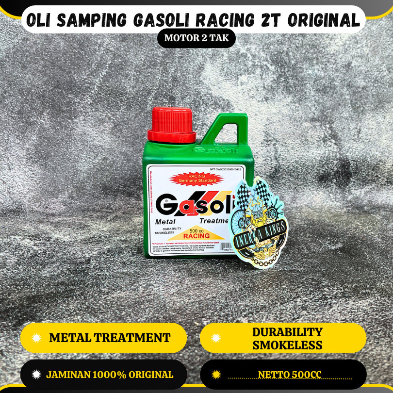 Jual Oli Samping GASOLI TREATMENT RACING 2T 2 Tak 500cc 500 ML ORIGINAL | Shopee Indonesia