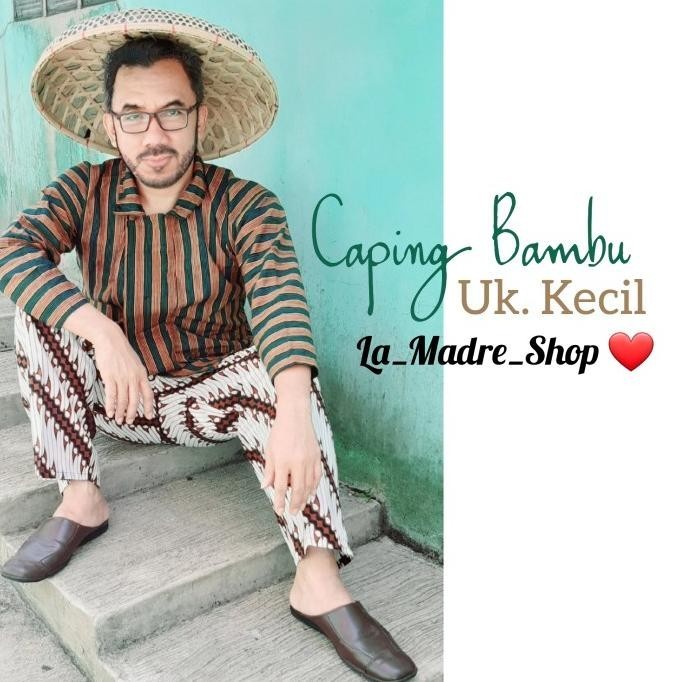 Jual Model Baru CAPING ANYAMAN BAMBU Petani Dudukuy Sunda (Uk.Sedang ...