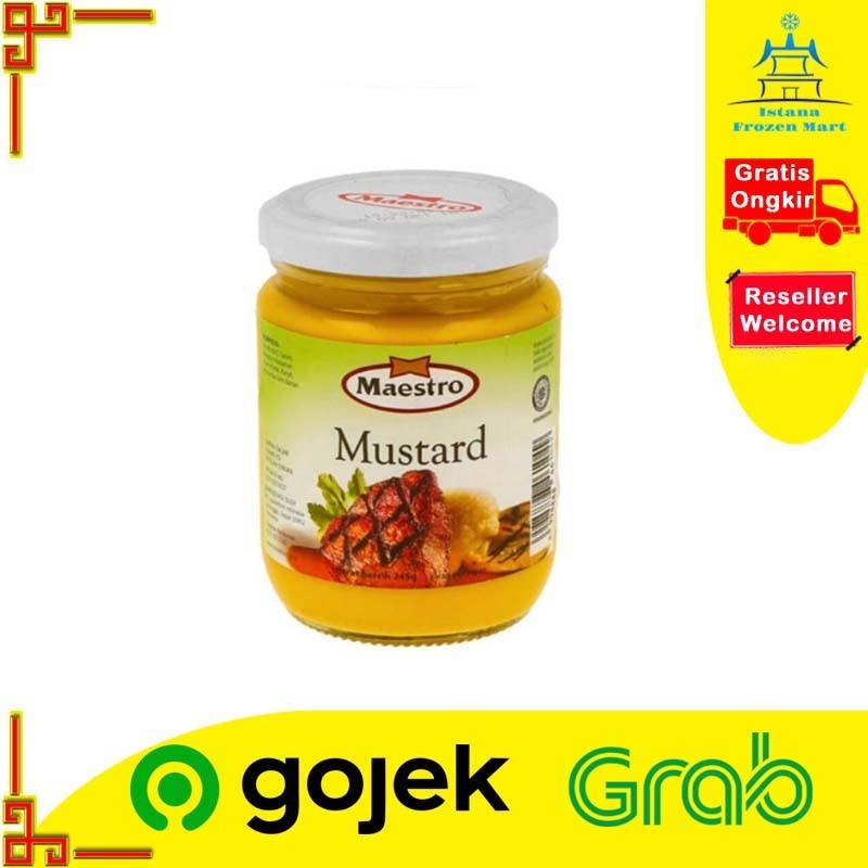 Jual Saos Mustard MAESTRO Botol 245 GR | Shopee Indonesia