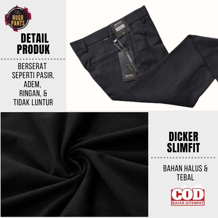 Jual [MADE BY QUALITY] CELANA KERJA KANTOR PANJANG FORMAL BAHAN PRIA SLIM FIT BAHAN WOOL MURAH ...