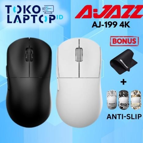 Jual Ajazz AJ199 / AJ-199 4K Wireless Gaming Mouse Dual Connection ...