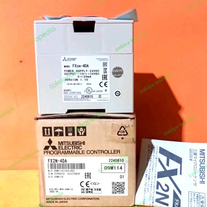 Jual PLC MITSUBISHI FX2N-4DA MURAH KUALITAS TERBAIK | Shopee Indonesia