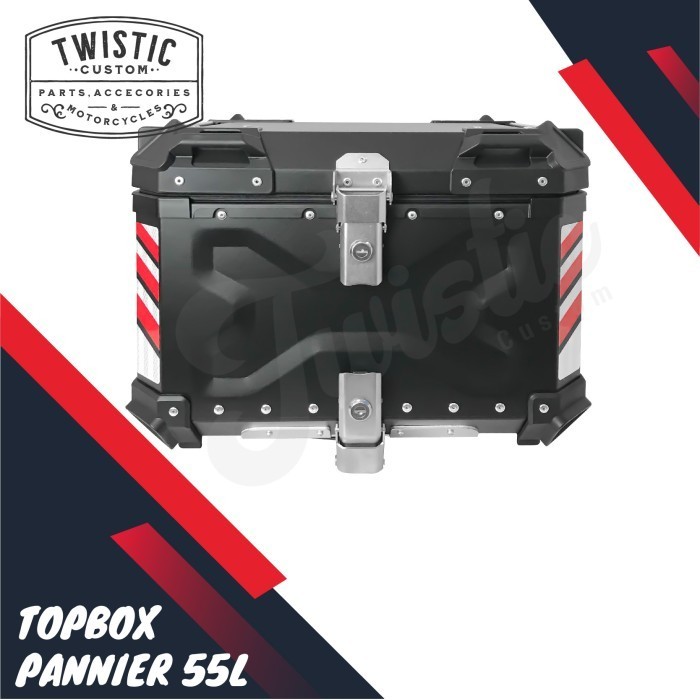 Jual Terbaru! Top Box Pannier Aluminium 55 Liter Motor Bmw Cb500X ...