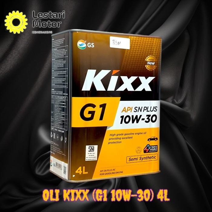 Jual PROMO OLI KIXX G1 10W30 SN PLUS 10W-30 SEMI SYNTHETIC 4L GALON # ...