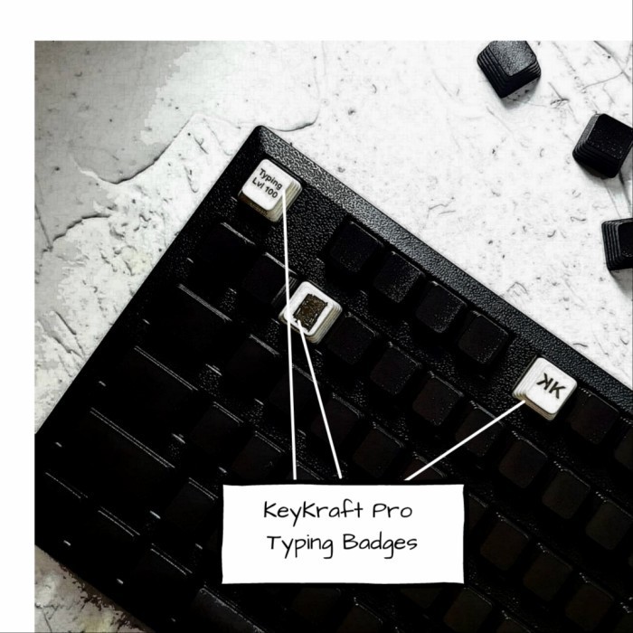 Jual Keykraft Keycaps Typing Lvl 100 Blank Keycap Set Shopee Indonesia