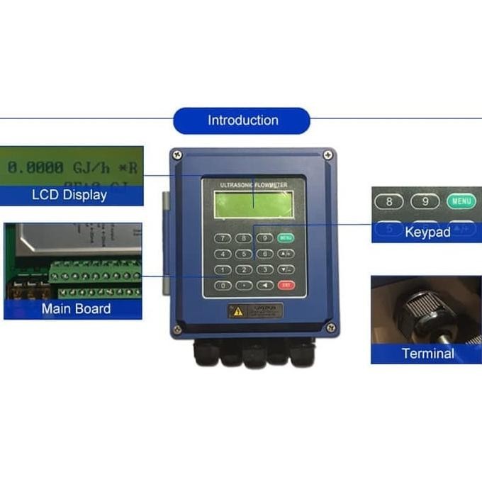 Jual Flow Meter Tuf2000B 50-700Mm Tm-1 Ultrasonic Water Flowmeter Tuf ...