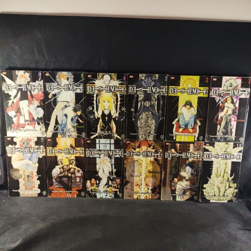 Jual Buku / Komik Death Note, Vol 1,2,3,4,5,6,7,8,9,10,11,12, M&C, Tsugumi Ohba, Takeshi Obata ...
