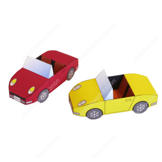 Jual MOBIL MUDAH isi 2pc papercraft miniatur action figure diy ...