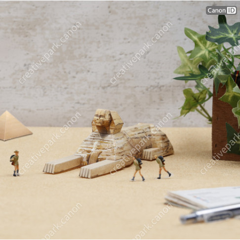 Jual SPHINX MESIR (VERSI MINI) papercraft miniatur sejarah warisan ...