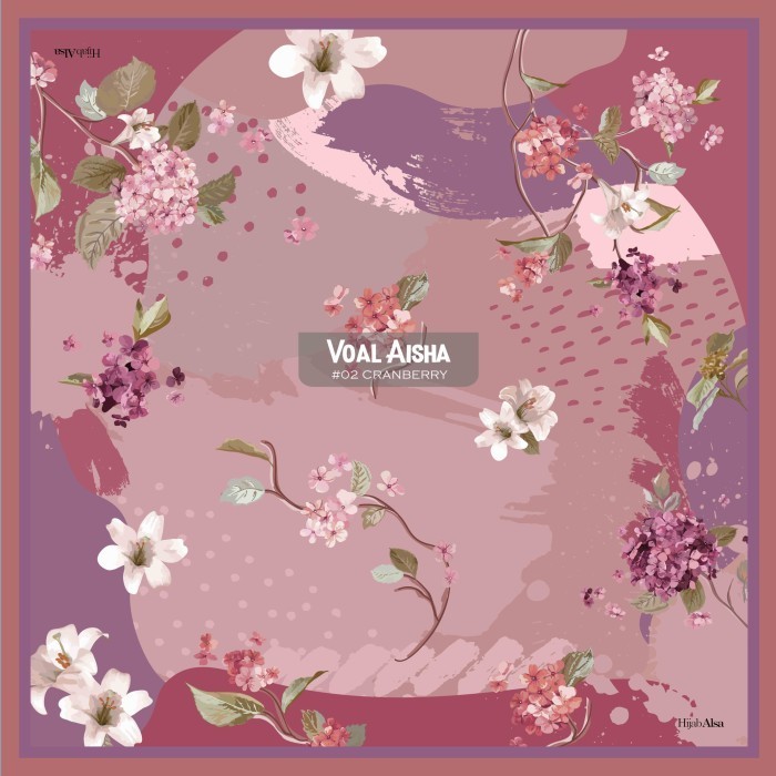 Jual Hijab Voal Digital Printing Premium Syar'I Aisha Series By Hijab ...