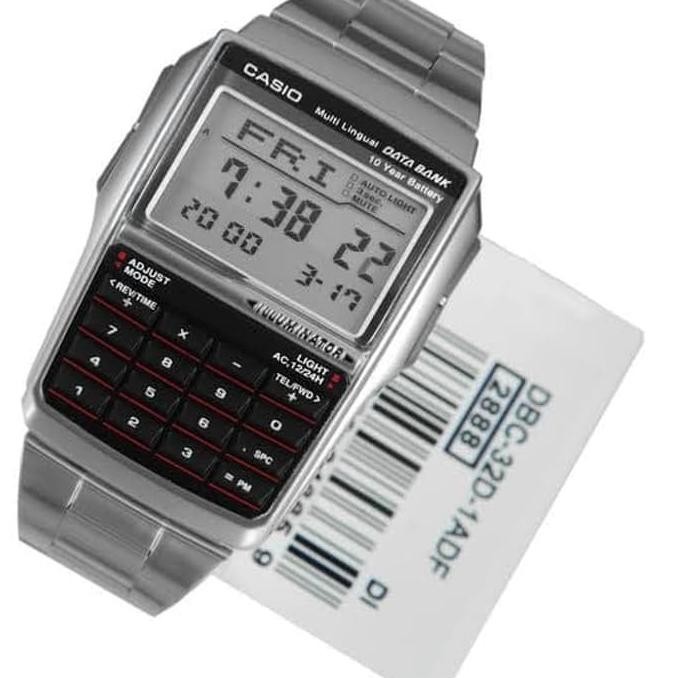 Jual CASIO DATABANK DBC-32D-1A JAM TANGAN CALCULATOR PRIA ORIGINAL ...