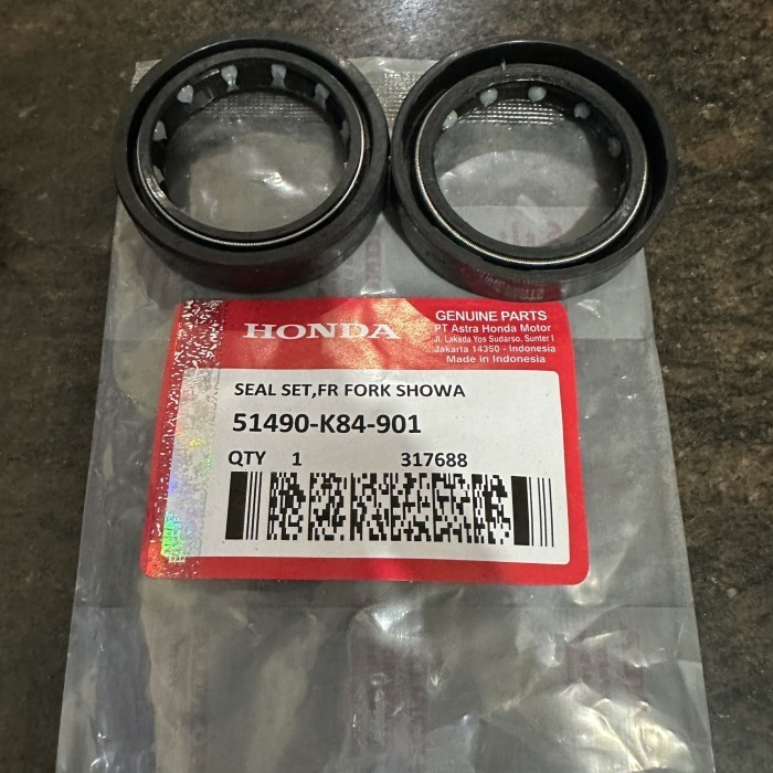 Jual K84 SEAL SHOCK MOTOR DEPAN SIL SOK CRF 150 L CBR 250 R RR CRF150 ...