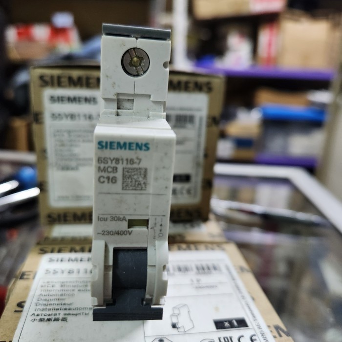 Jual MCB 16a 30ka 1pole Siemens. siemen mcb 16a 30ka 1pole | Shopee ...