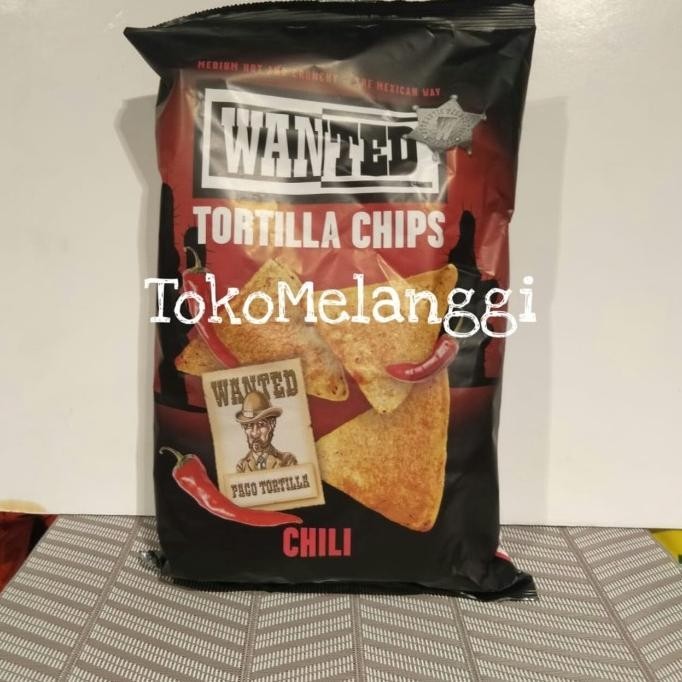 Jual Wanted Tortilla Chips Chili 200 gr| Potato Chip 200gr | Shopee ...
