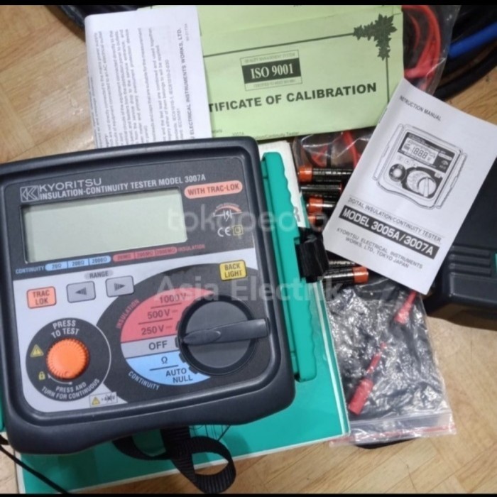 Jual Kyoritsu 3007A Insulation Tester Original | Shopee Indonesia