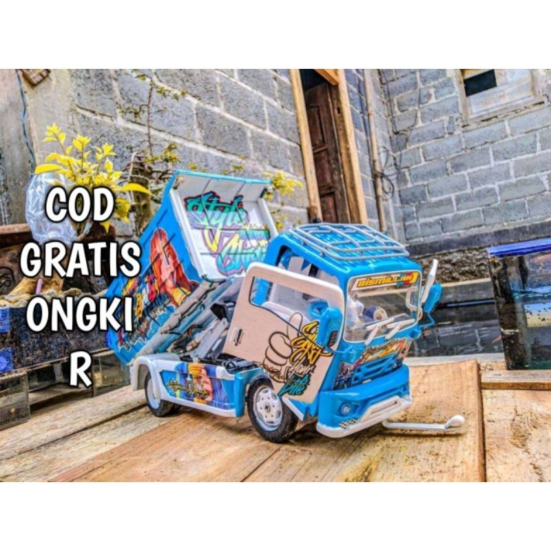 Jual MINIATUR TRUK TREK OLENG KAYU BISA JUNGKIT NGEDUM NEW WAHYU ABADI ...