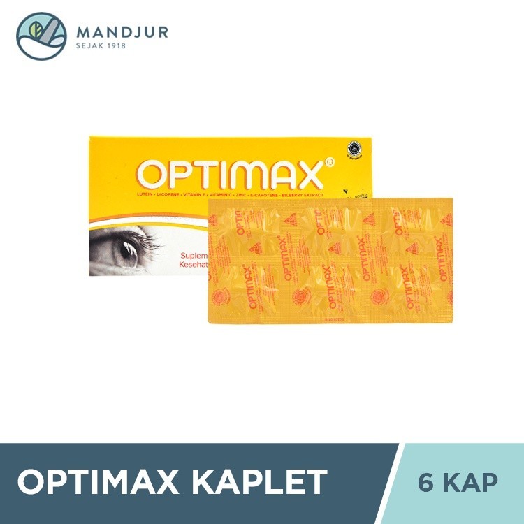 Jual Optimax 6 Kaplet - Vitamin dan Suplemen Kesehatan Mata | Shopee ...