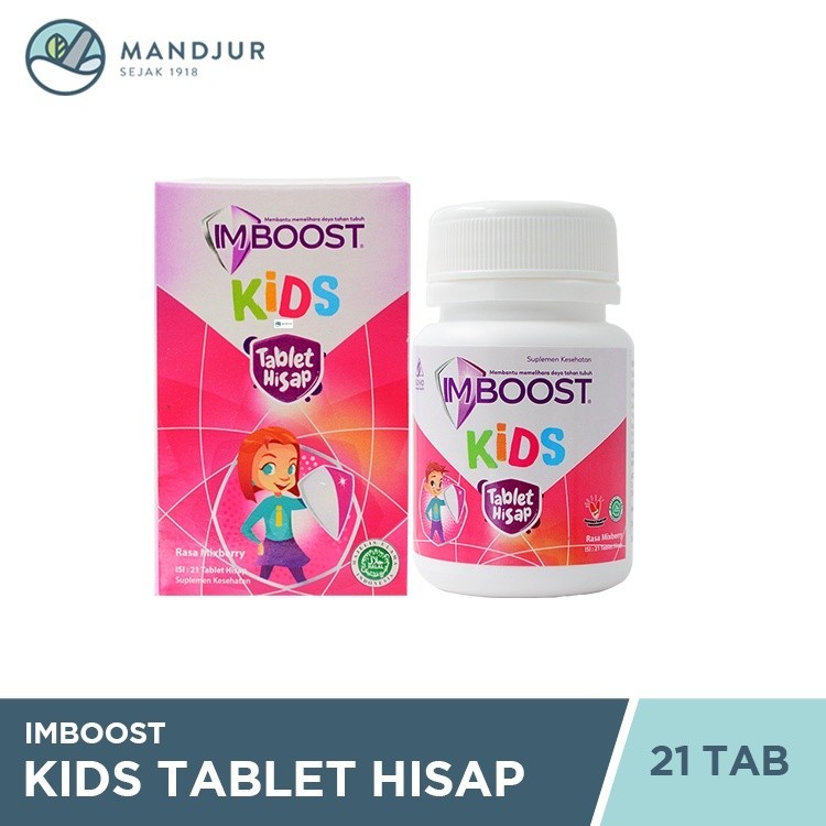 Jual Imboost Kids Tablet Hisap - Suplemen Penambah Daya Tahan Tubuh ...