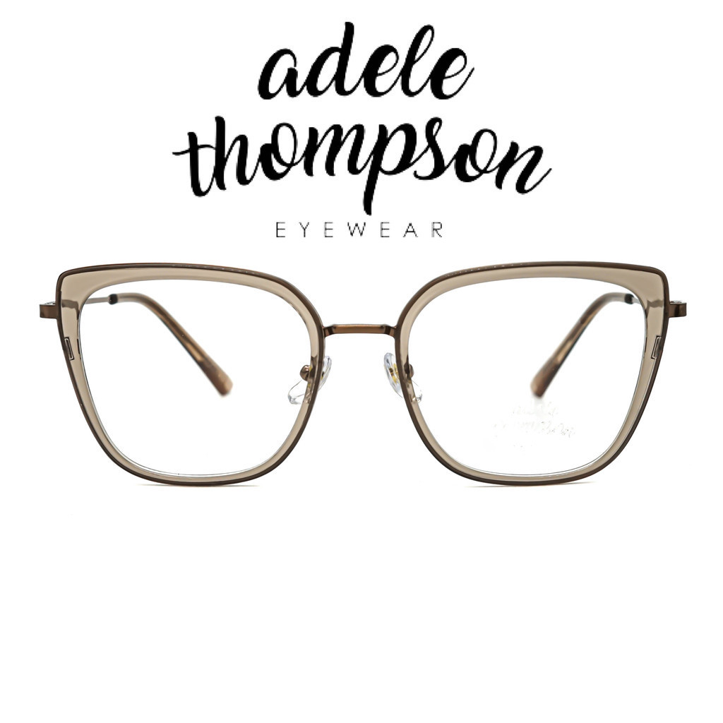 Jual Adele Thompson Kacamata Pria Wanita Premium 11801 C12 Brown ...
