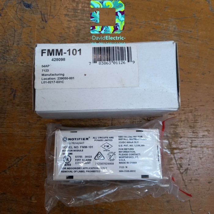 Jual Masih! Mini Monitor Module Notifier Fmm-101 Fmm101 Notifier ...