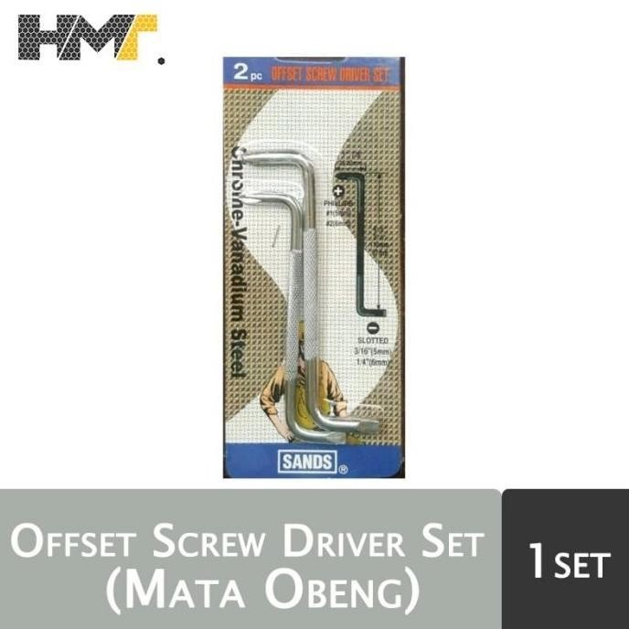 Jual Mata Obeng offset Screw driver set ( + / - ) | Shopee Indonesia