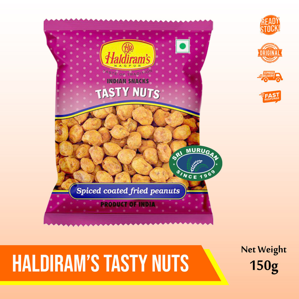 Jual HALDIRAM'S TASTY NUTS 200 GM | Shopee Indonesia