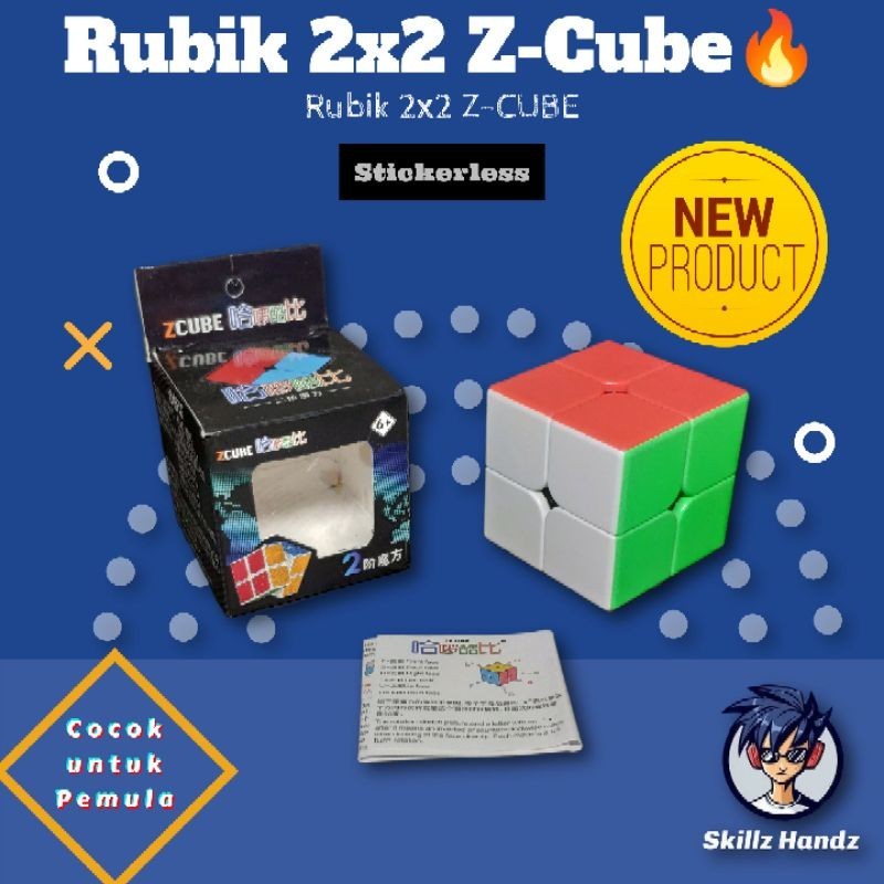 Jual Rubik 2x2 Z-CUBE (Stickerless) | Shopee Indonesia