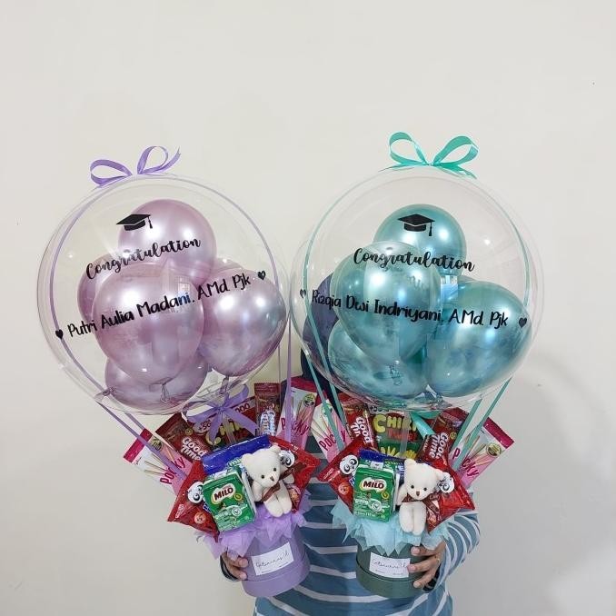 Jual New! Buket Balon Snack Bucket Wisuda Bouquet Ulang Tahun Wisuda ...